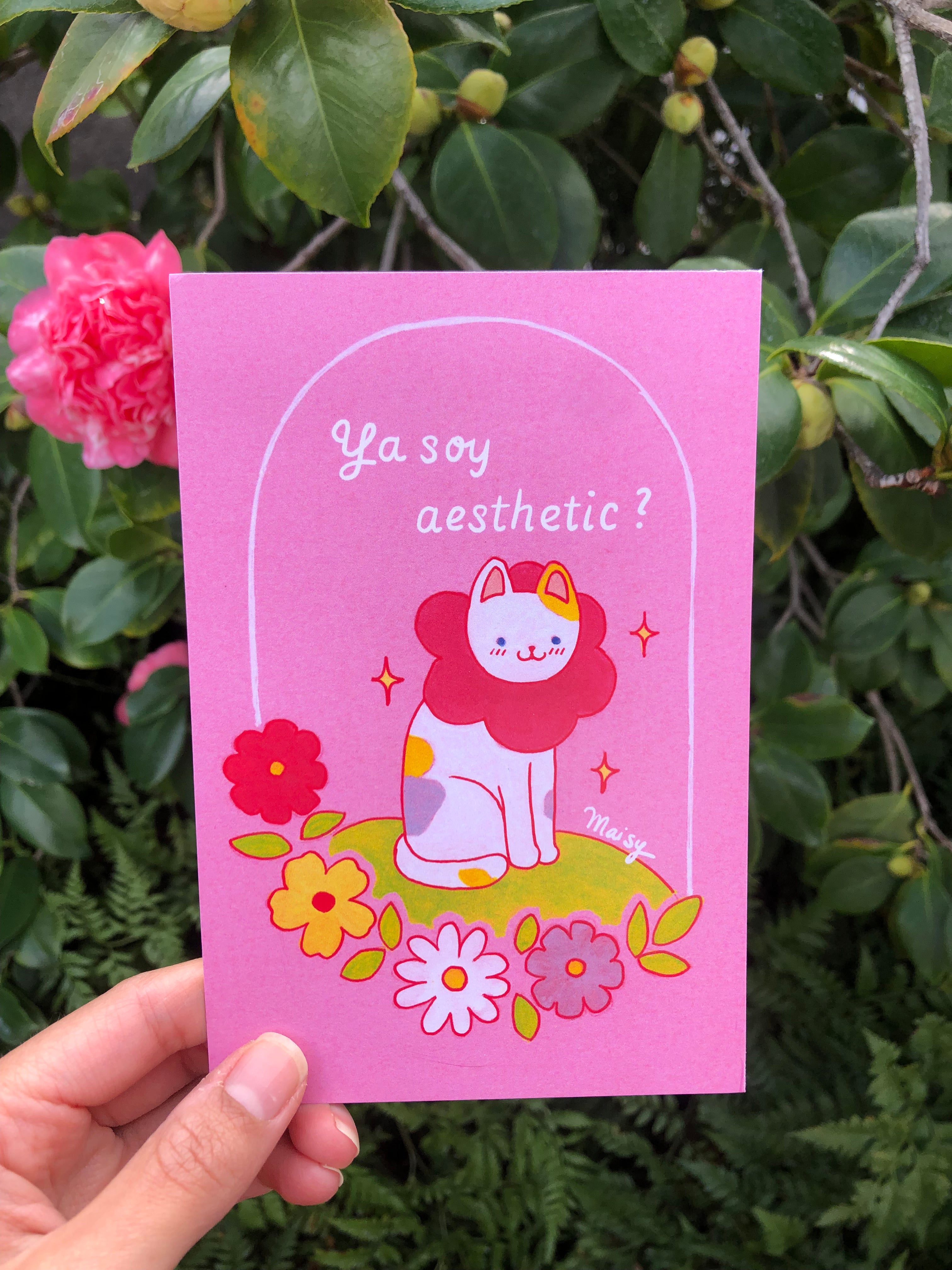 Postal Yo Soy Aesthetic – TODOGATO