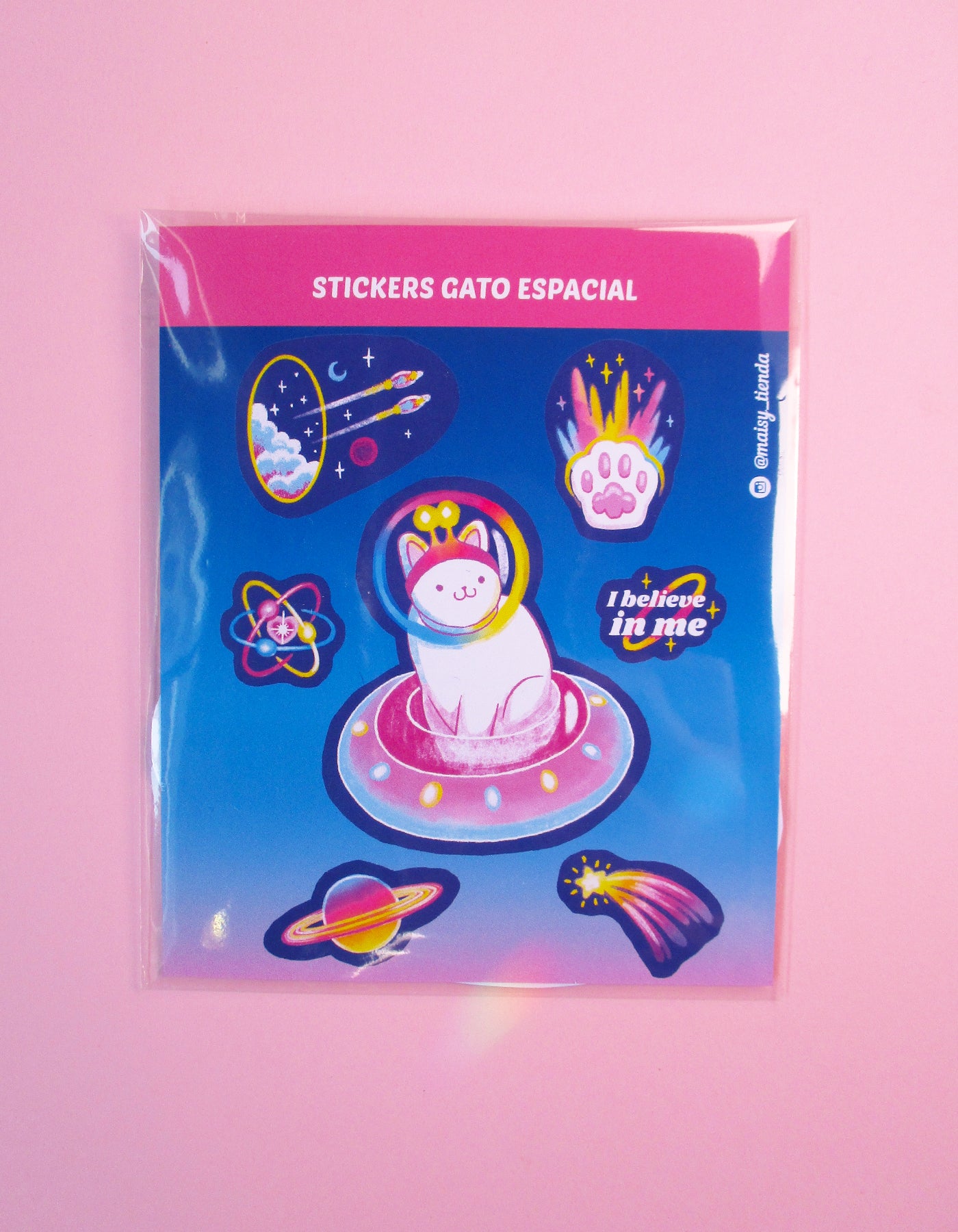 Set Stickers Gato Espacial – TODOGATO